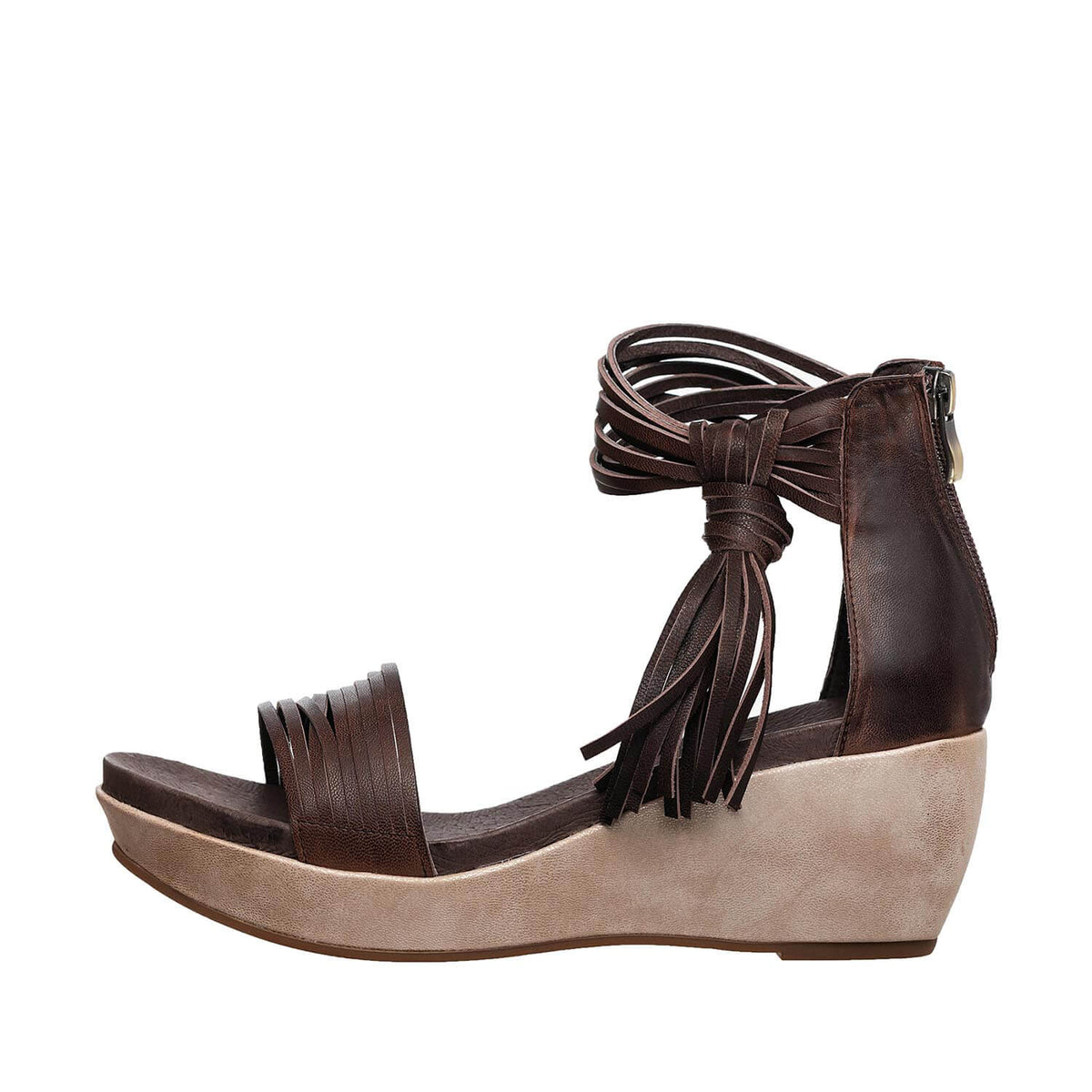 Women's Taupe Wedge Sandals – Antelope