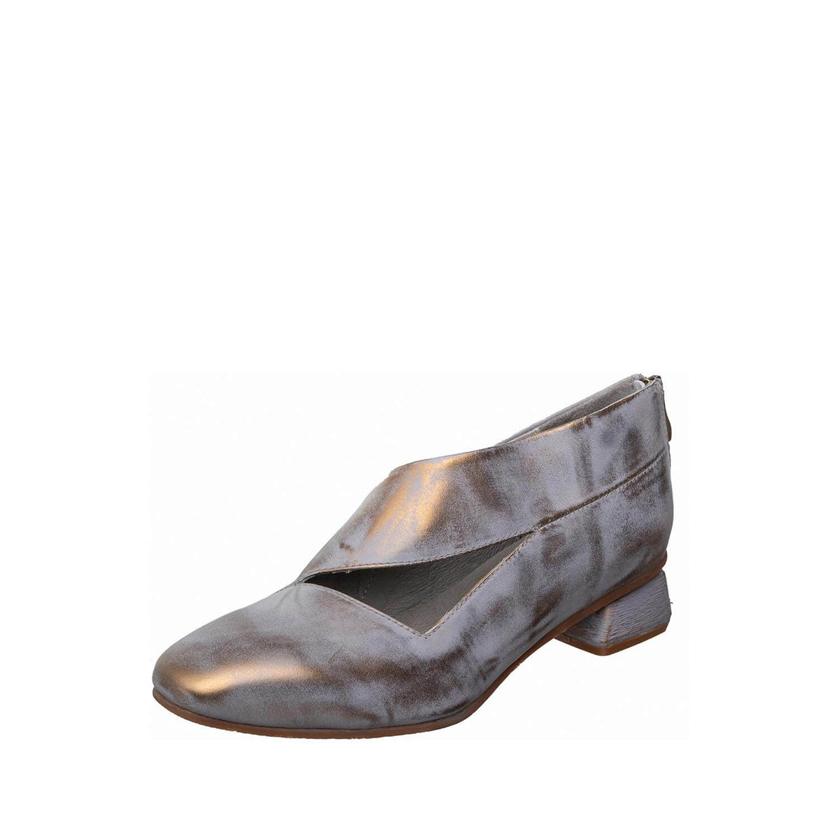 Low Heel Leather Ankle Booties Contemporary Style | Antelope Shoes