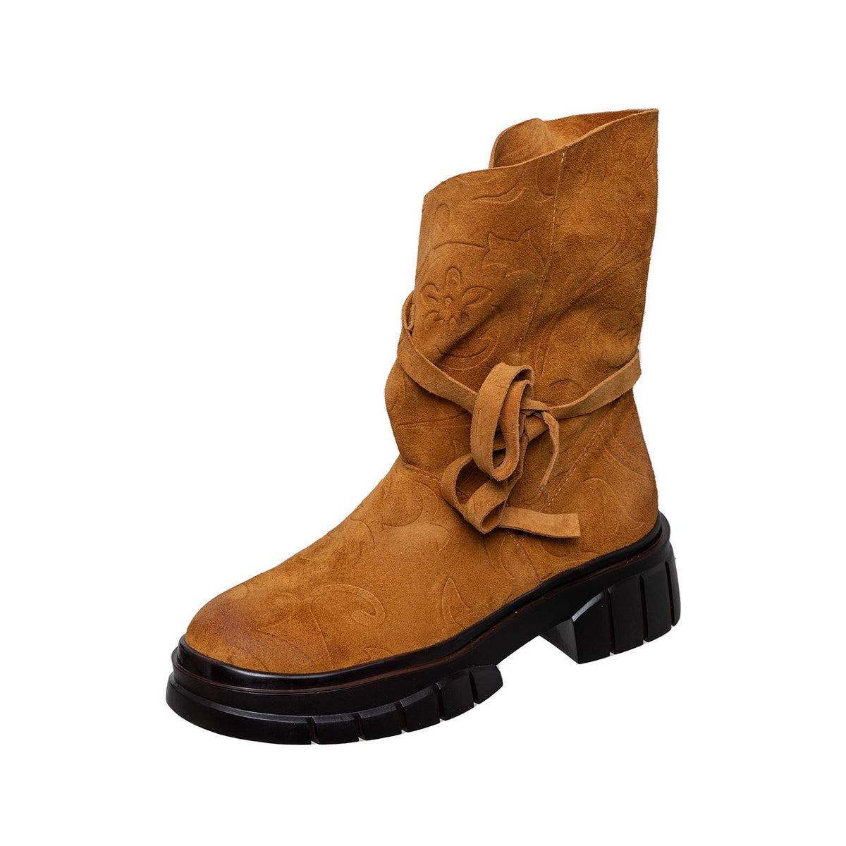 Designer Women's Heel Combat Boot - Antelope Shoes