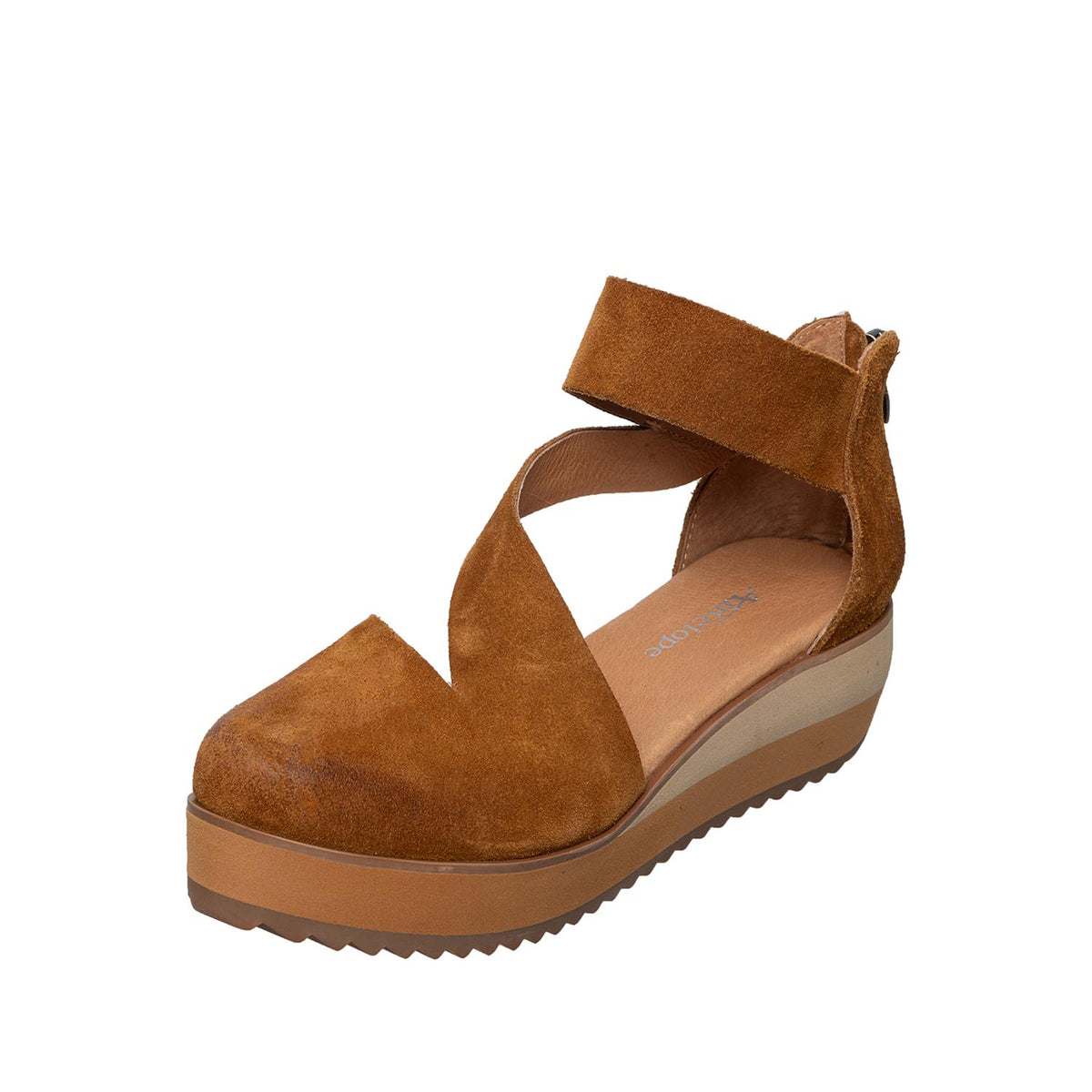 Perfect Women's Suede Wedge Mules - Antelope Shoes