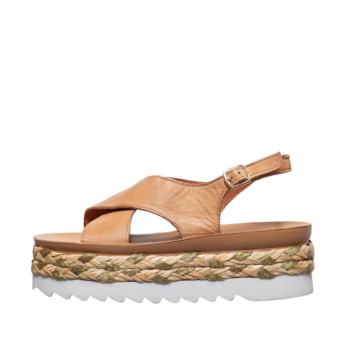 Cross Front Braided Platform Sandals: Boho Vibes! – Antelope